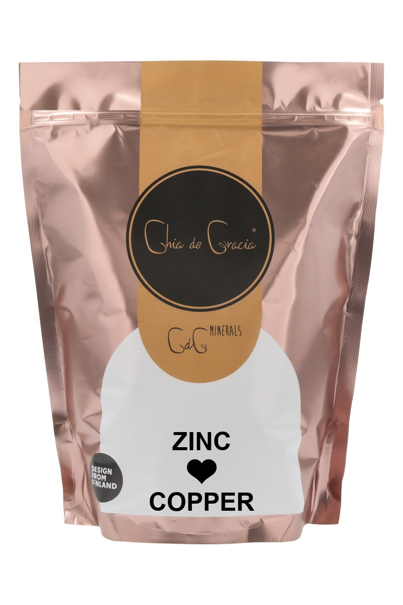 CdG ZINC & COPPER chelated zinc copper supplement | Chia de Gracia ...